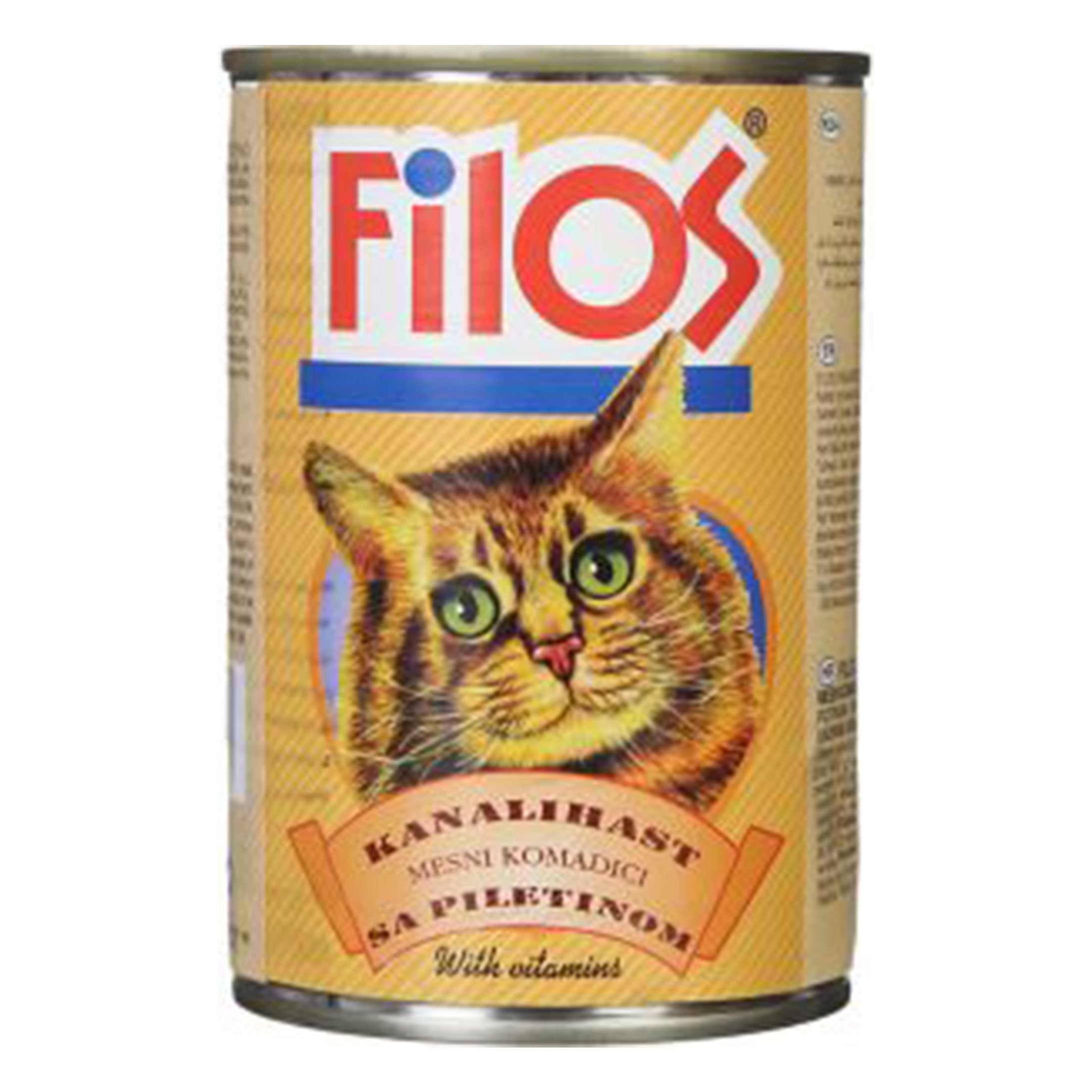 Filos Chunks with Chicken - wet cat food 405g